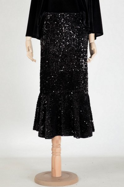 Corner Kadın Payetli Etek | Yeşil Bursa Giyim