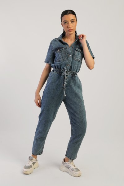 Kadın Kot Tulum | Yeşil Bursa Giyim